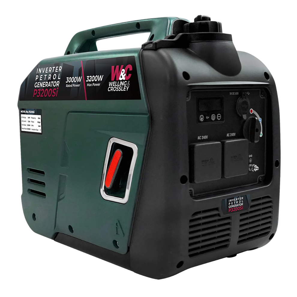 Welling & Crossley 3200W Silent Inverter Generator – Inertia Energy ...